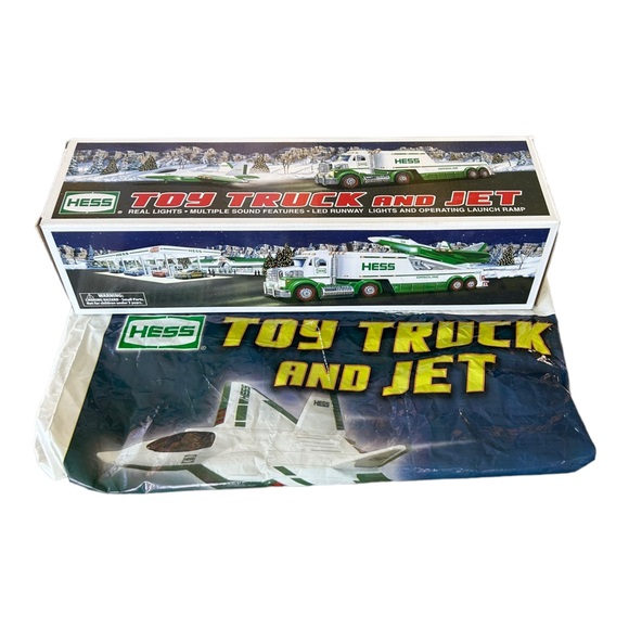 Hess | Toys | New 20 Hess Toy Truck And Jet Nrfb With Original Plastic ...